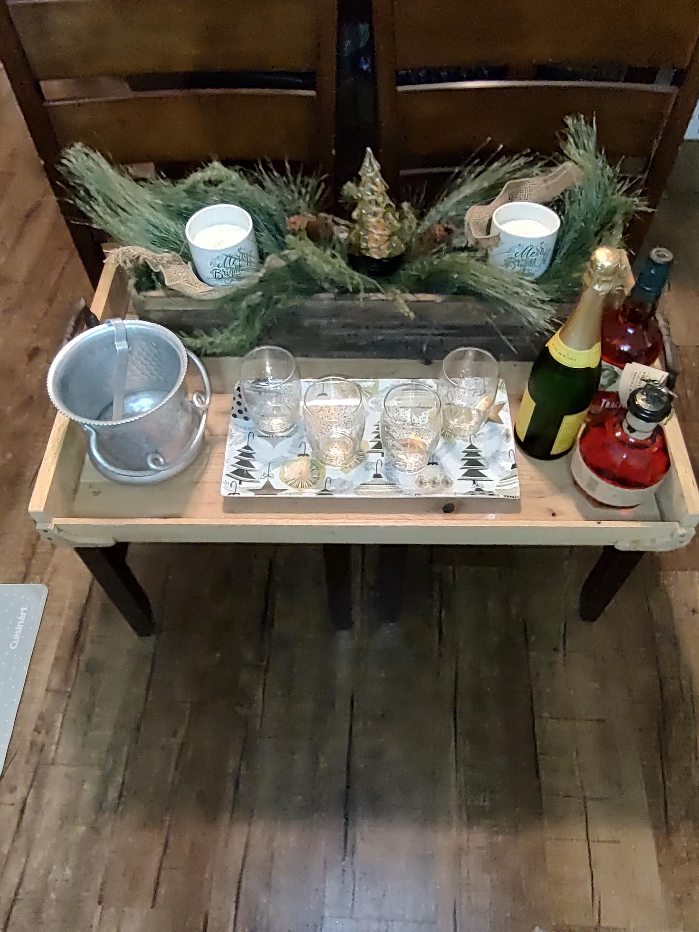 Rustic Hand Made Serving Tray - Etsy