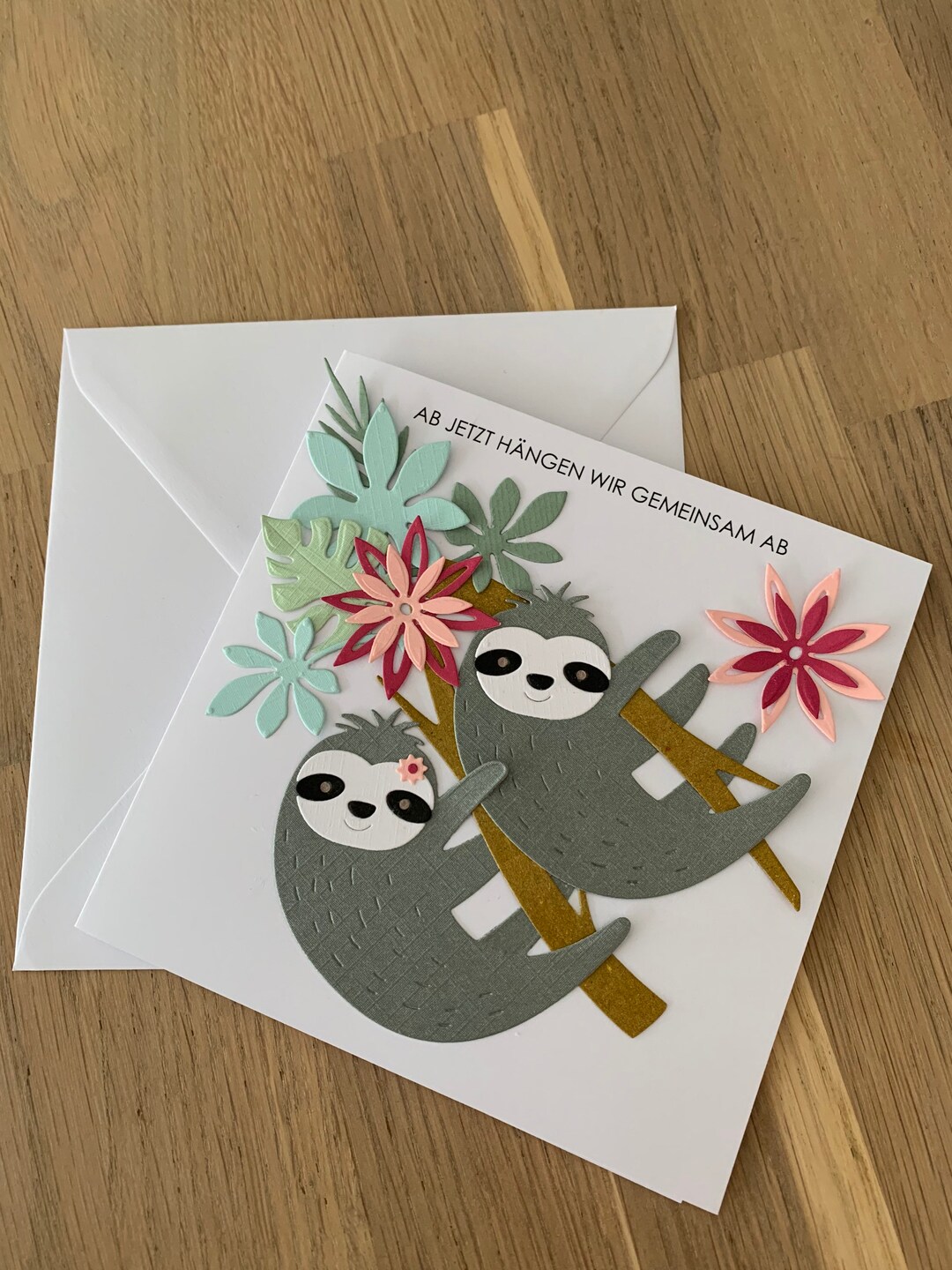 Sloths Wedding Congratulations Card - Etsy