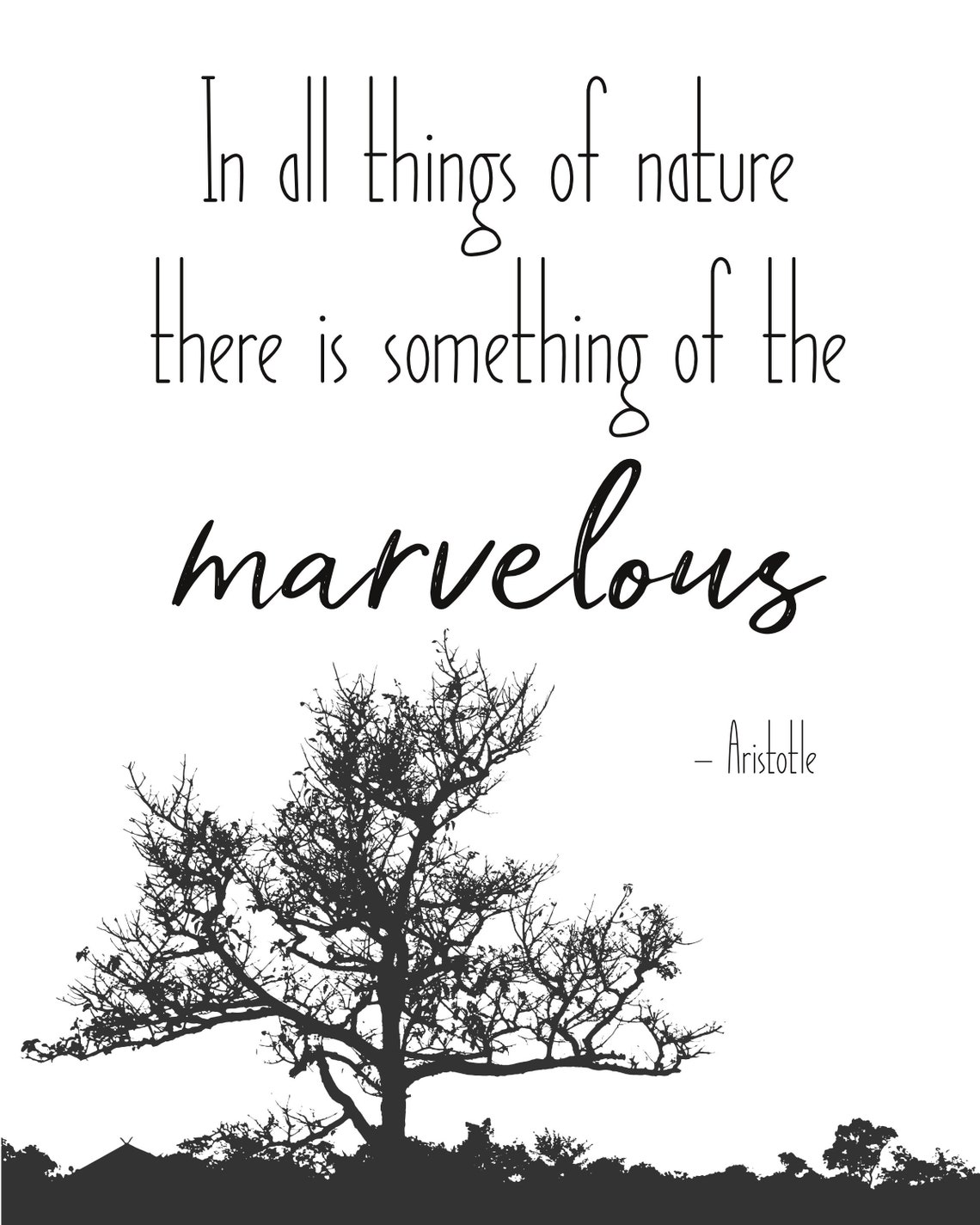 Printable Quote in All Things of Nature There is - Etsy Canada