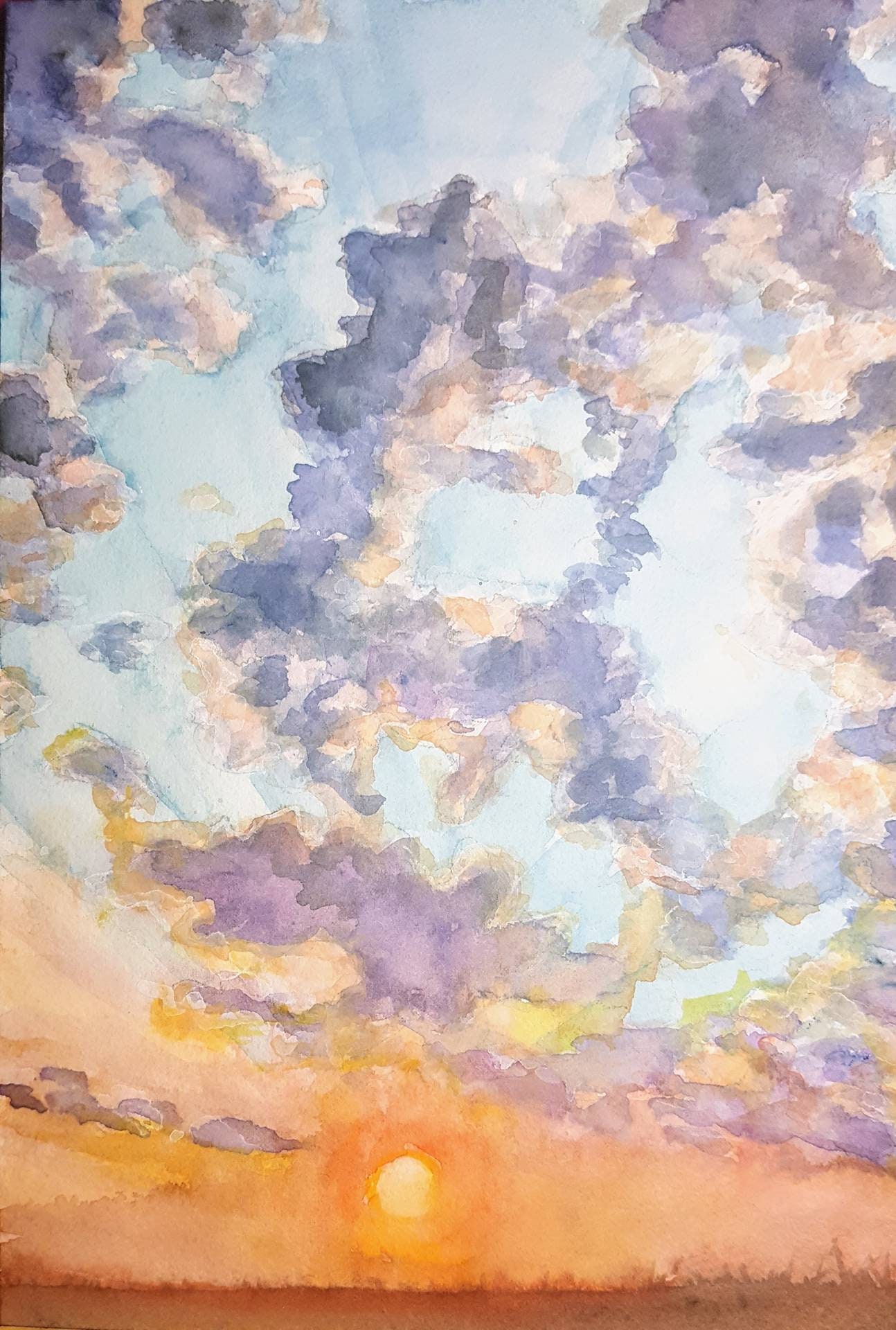 Watercolor Sunrise