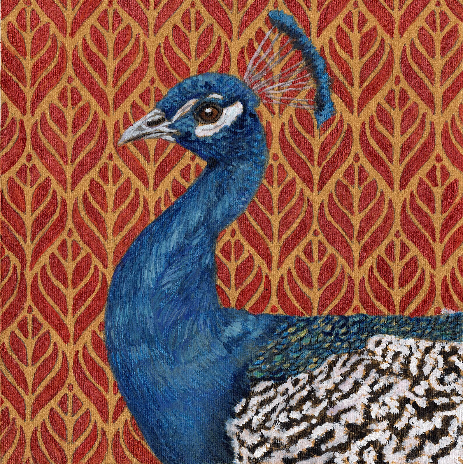Peacock Art Print | Peacock Decor, Peacock Poster, Art Deco Peacock ...