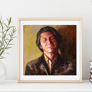 HENRY STANDING BEAR Print | Lou Diamond Phillips Painting, Longmire ...