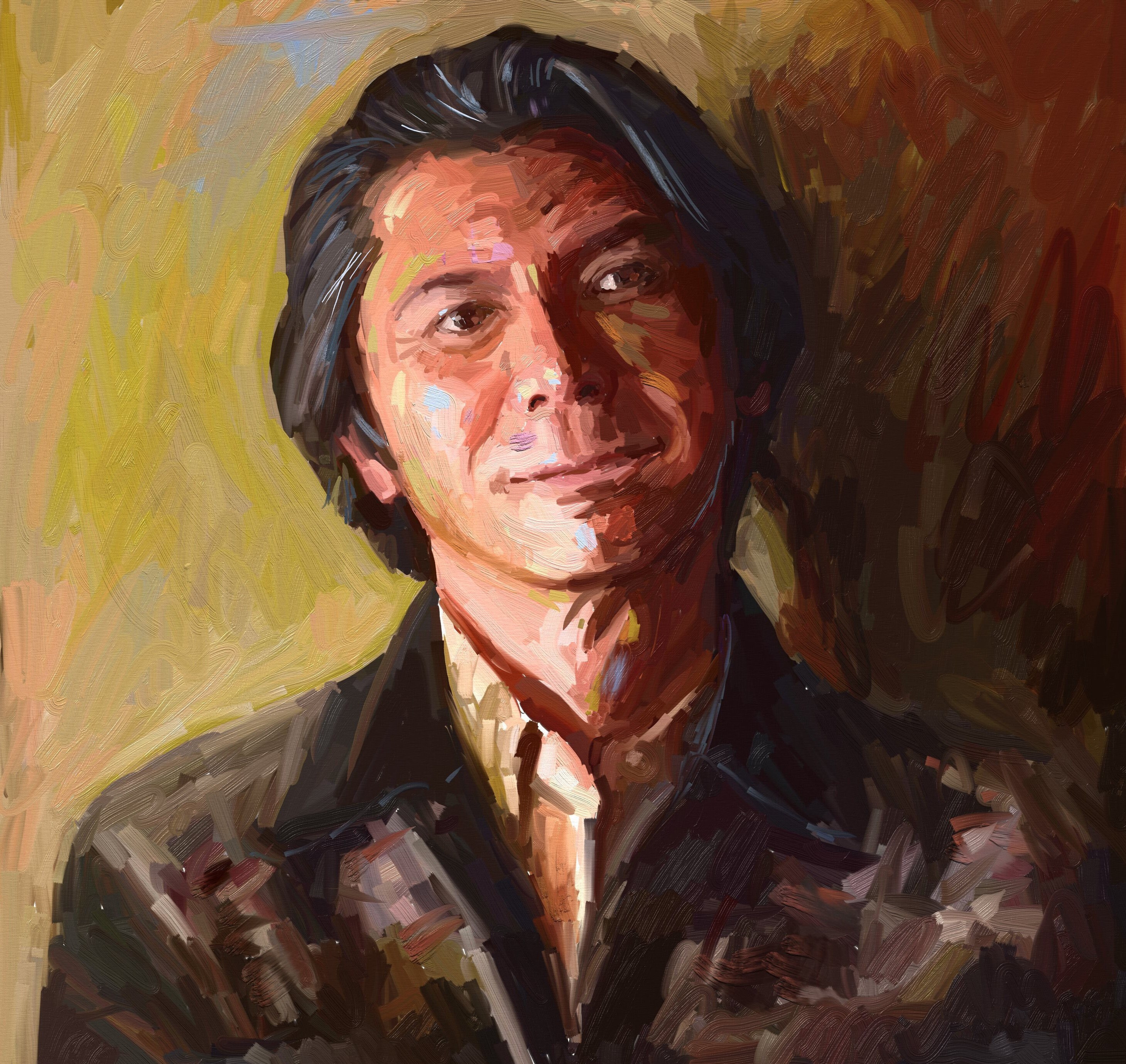 HENRY STANDING BEAR Print | Lou Diamond Phillips Painting, Longmire ...