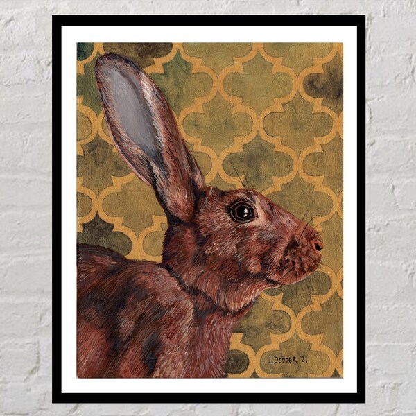 Belgian Hare Poster - Etsy
