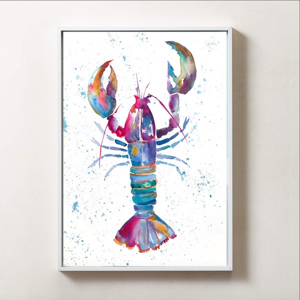Lobster Painting - Etsy