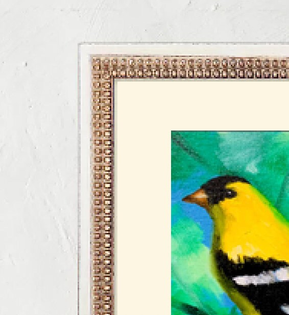 Limited Edition Print-"regal Goldfinch" by Delaware Artist Stephanie ...