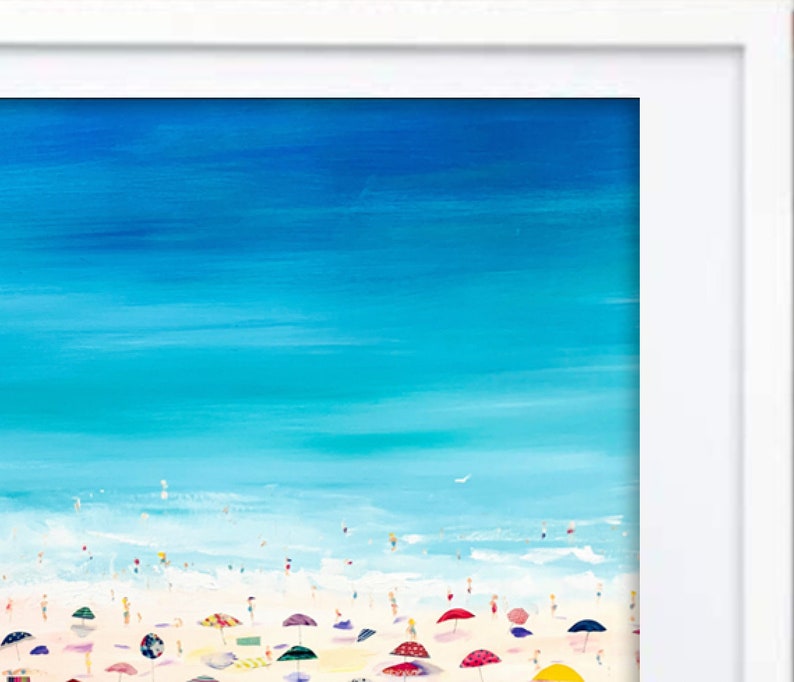 LIMITED EDITION PRINT: "beach Day" by Delaware Artist Stephanie ...