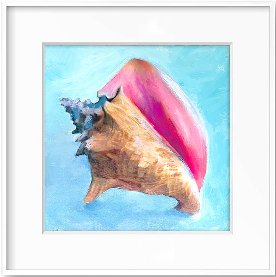 Conch Shell Painting