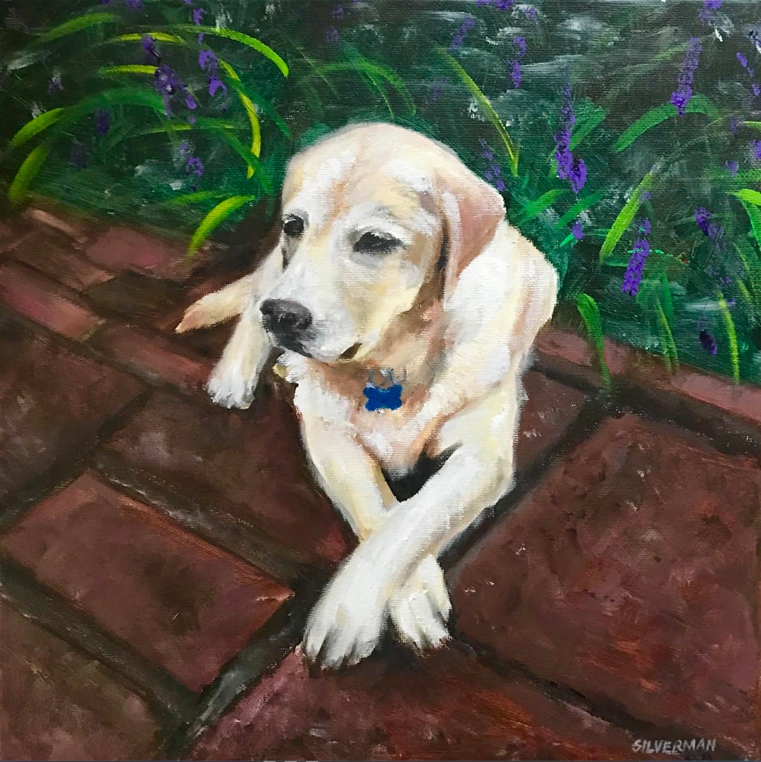 ORIGINAL PAINTING: "custom Pet Portrait Commission" by Delaware Artist ...