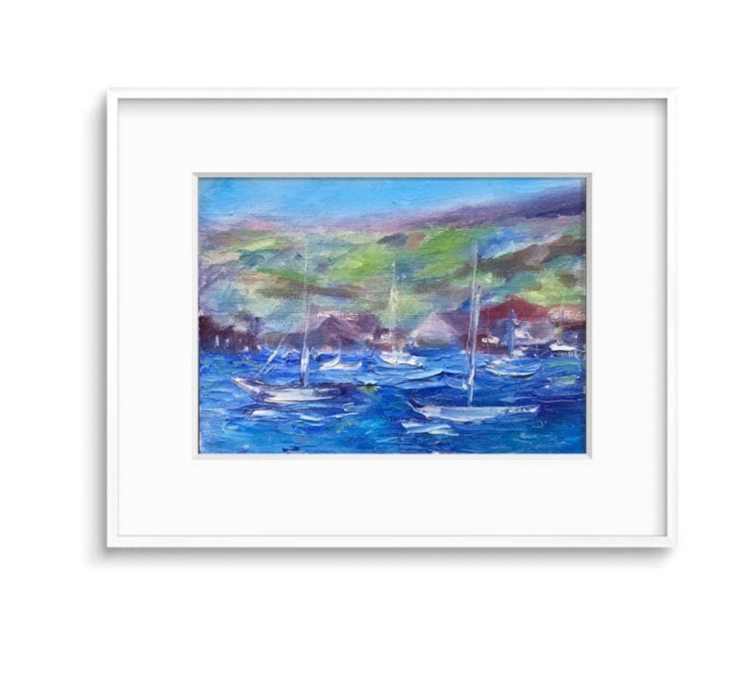 LIMITED EDITION PRINT: "new England Harbor" by Delaware Artist ...
