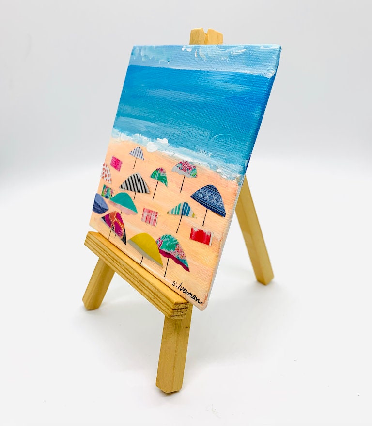 ORIGINAL MINIATURE ART miniature Beach Scape on | Etsy