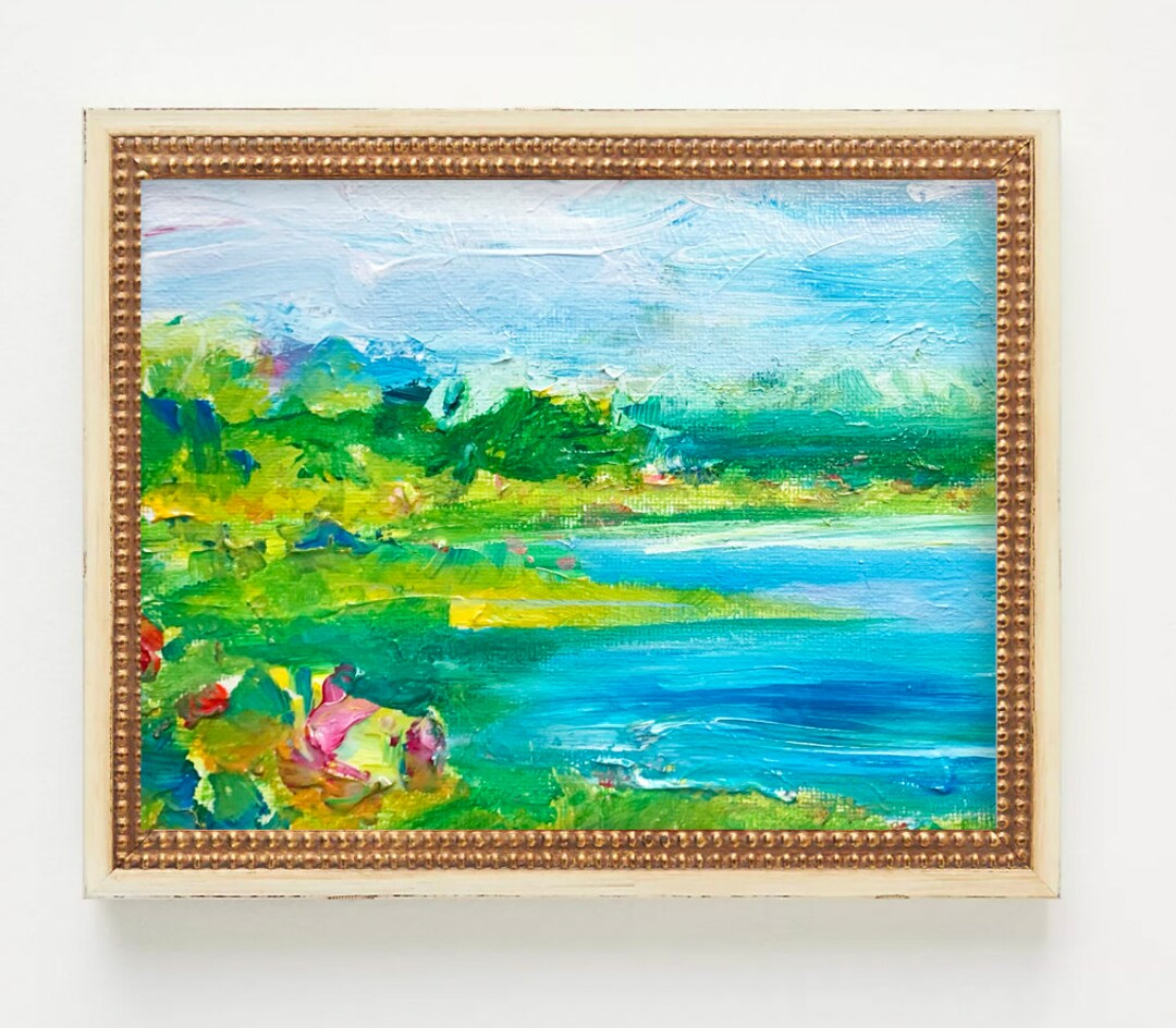 ORIGINAL PAINTING: "new England Summer" by Delaware Artist Stephanie ...