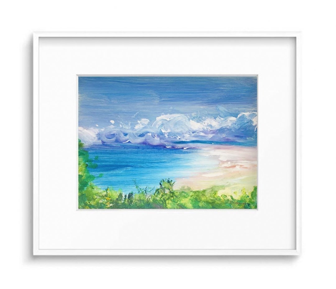 Original Painting: "big Sur-california Coast" by Delaware Artist ...
