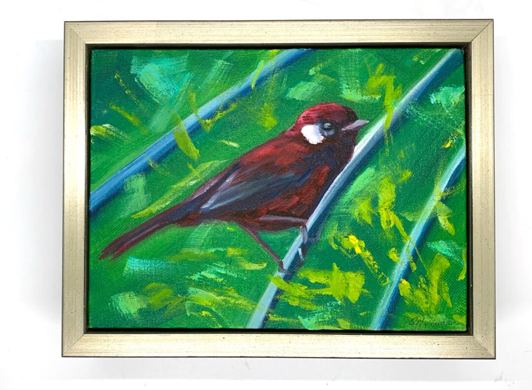 ORIGINAL PAINTING: Rare Red Vagrant" by Delaware Artist Stephanie ...