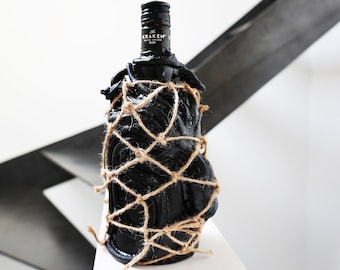 The Black Dimond Kraken Original Handmade Customized Kraken Bottle free Gift Wrapping EMPTY - Etsy
