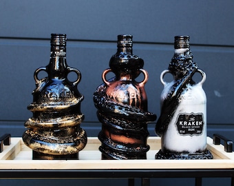 The Three Krakens 3 Original Kraken Bottles, the Bloody Kraken, the ...