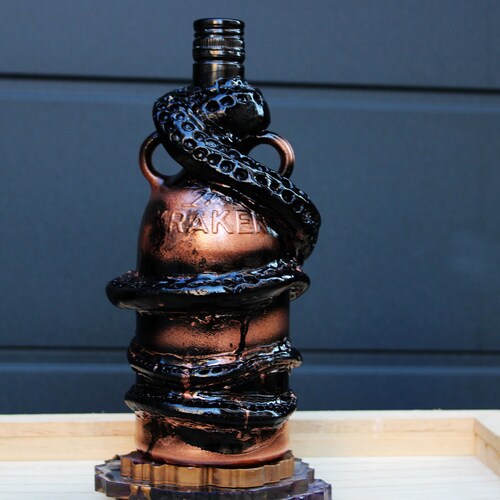 The Bloody Kraken Original Handmade Customized Kraken Bottle - Etsy