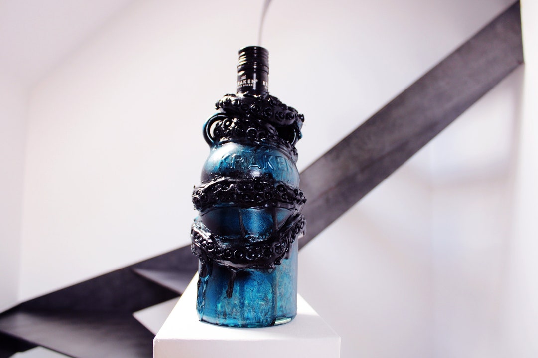 The Savage Kraken Original Handmade Customized Kraken Bottle - Etsy