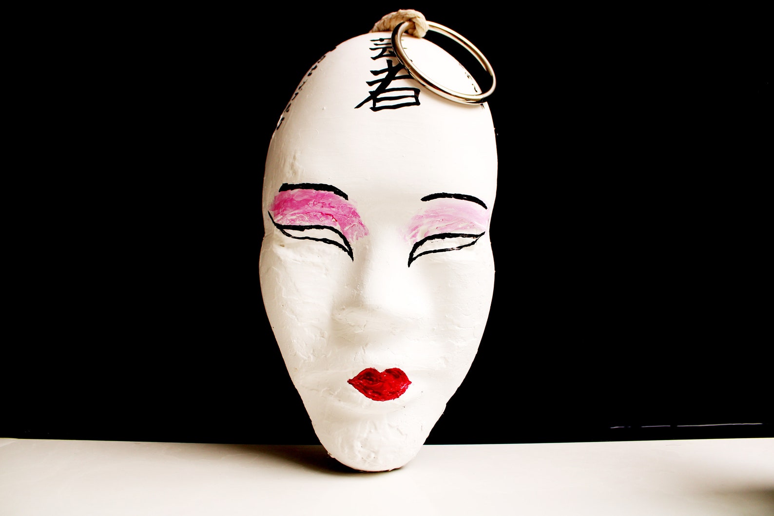 Geisha Original Handmade Wall Hanging Japanese Geisha Mask Free Gift ...