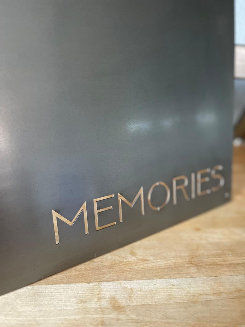 Memories Metal Steel Magnet Board Sign Industrial Home Decor - Etsy