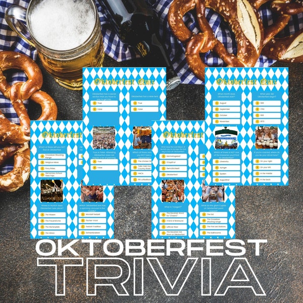 Oktoberfest Trivia and Answers - Etsy