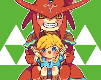 Zelda Postcard - Etsy