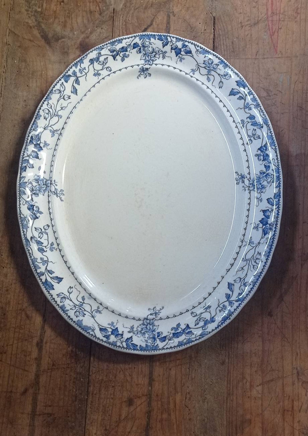 Large Semi Porcelain Tray Royal Furnivals England - Etsy