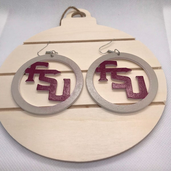 Fsu Earrings - Etsy