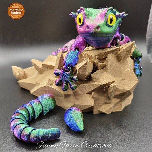 3d Printed Gecko - Etsy