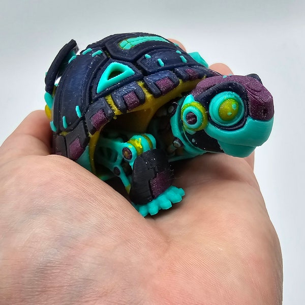 3d Printed Robot Turtle - Etsy