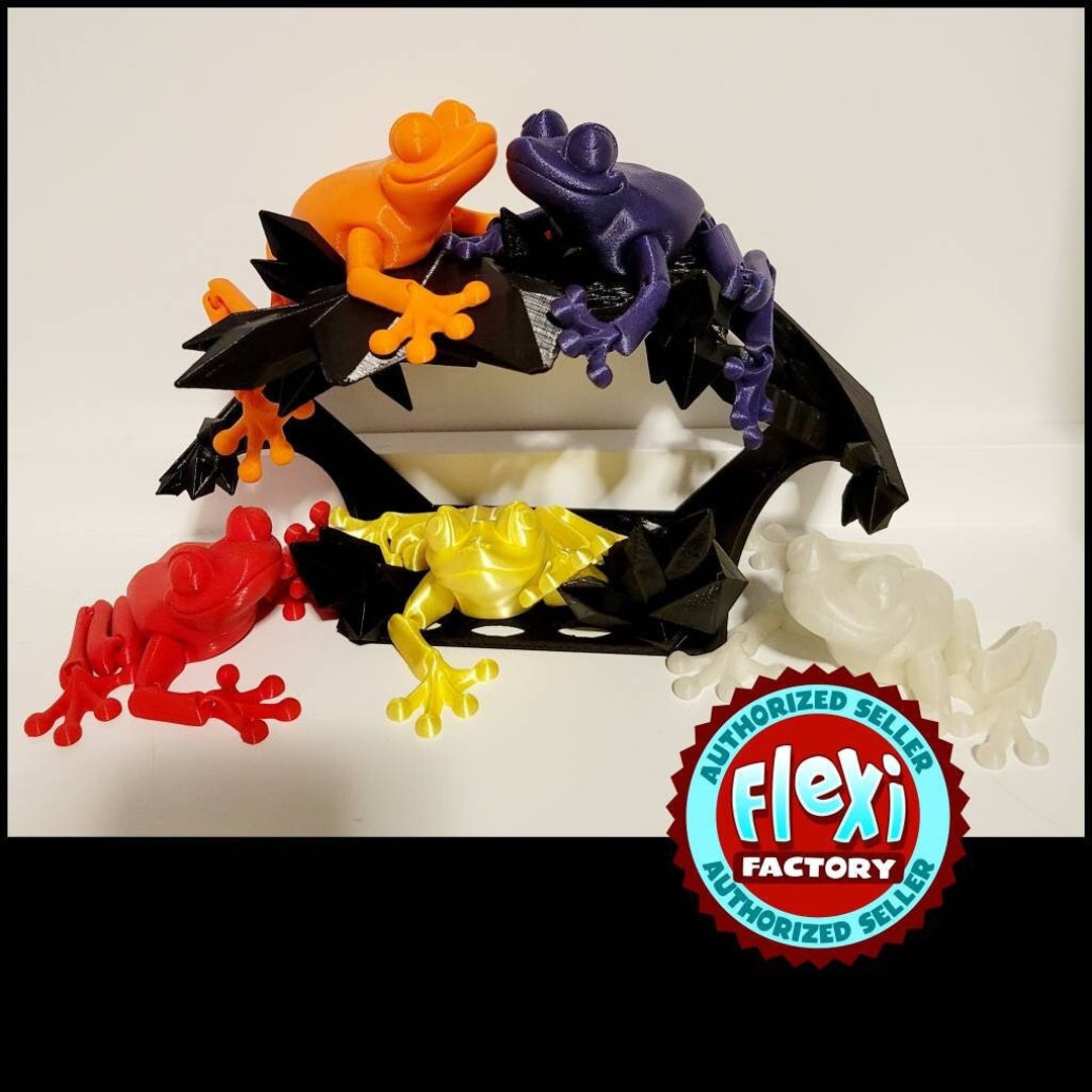 3D Printed Flexi Frog - Etsy