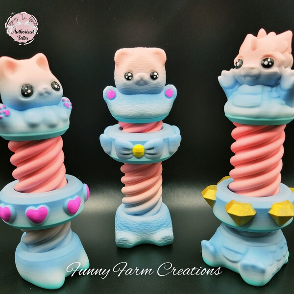 3d Printed Cat Fidget - Etsy