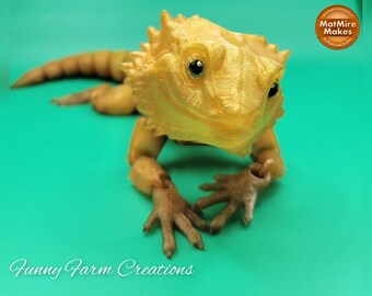 Bearded Dragon 3d Print - Etsy