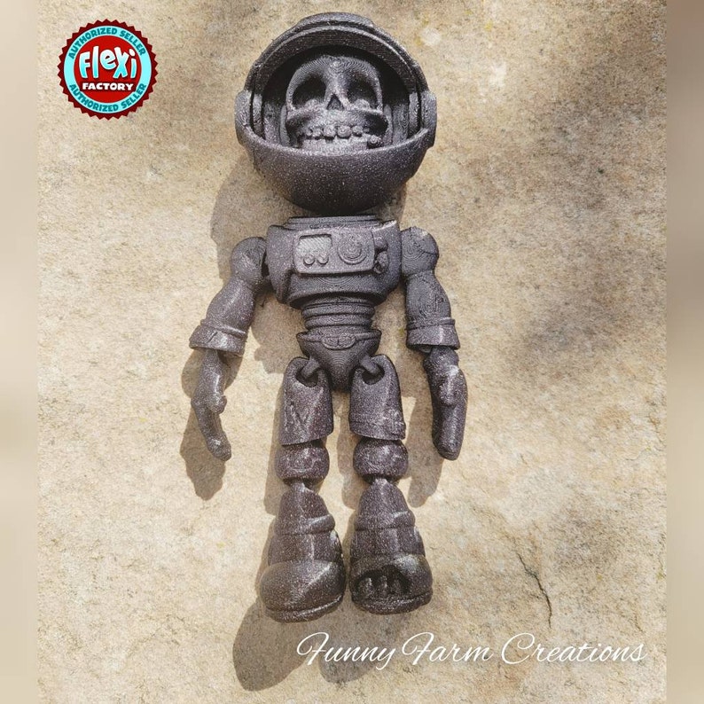 3D Printed Flexi Skeleton Astronaut - Etsy