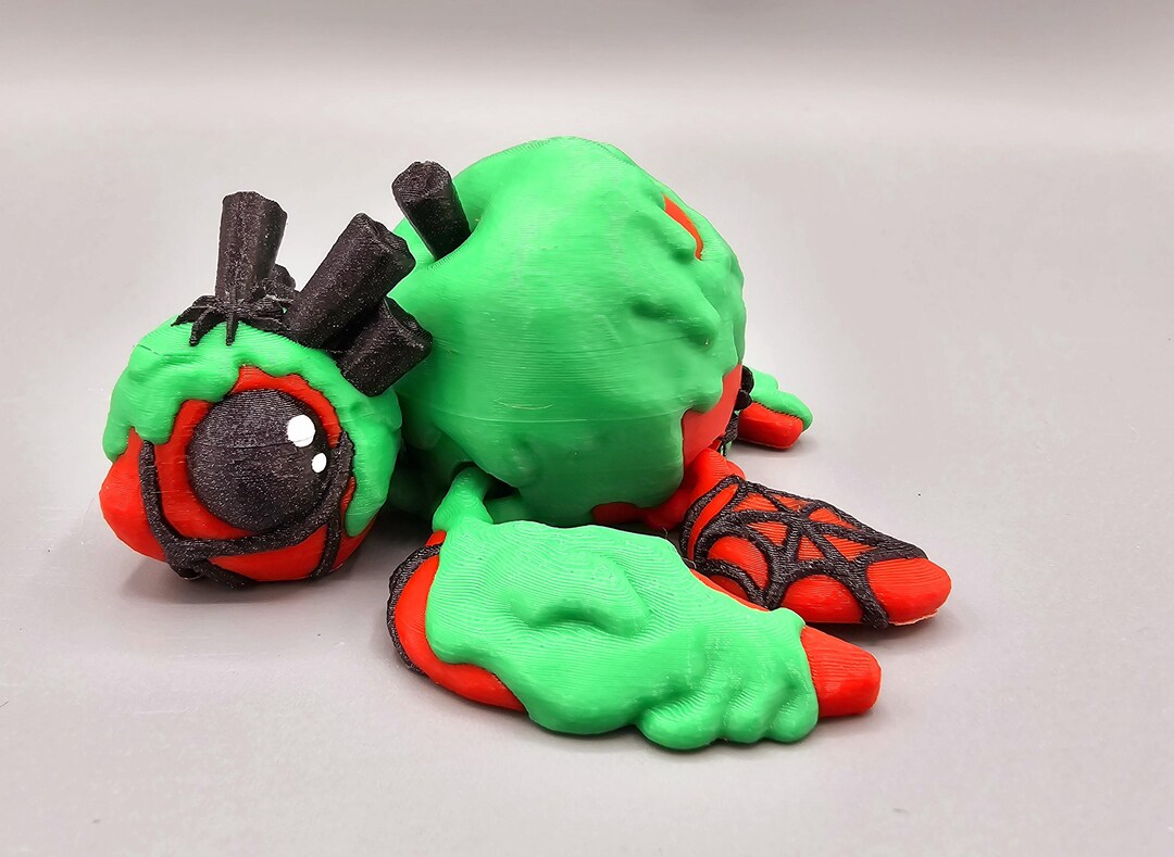 3D Printed Poison Apple Turtle Halloween Spooky - Etsy