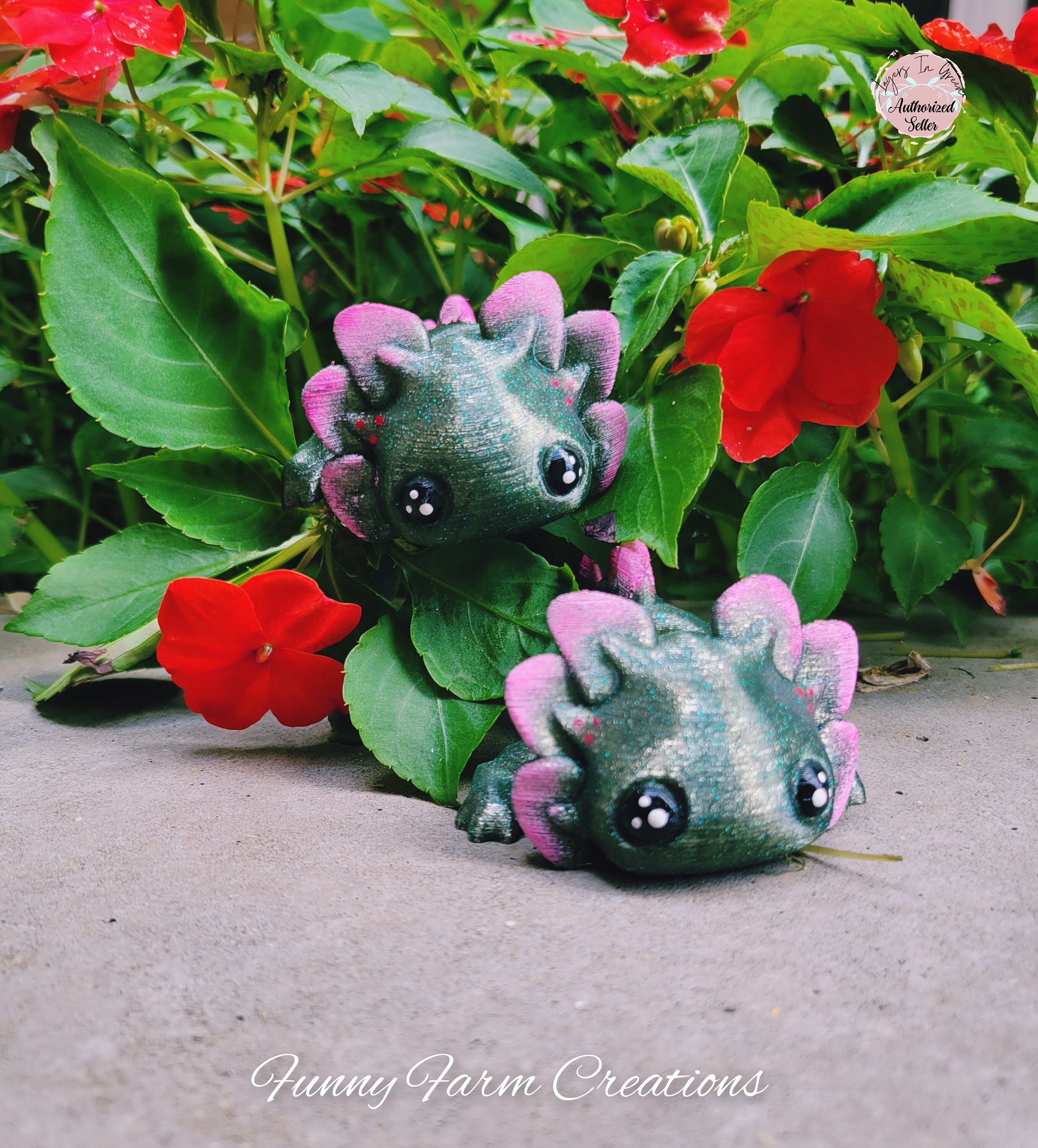 3D Printed Flexi Axolotl Baby Tadpole - Etsy