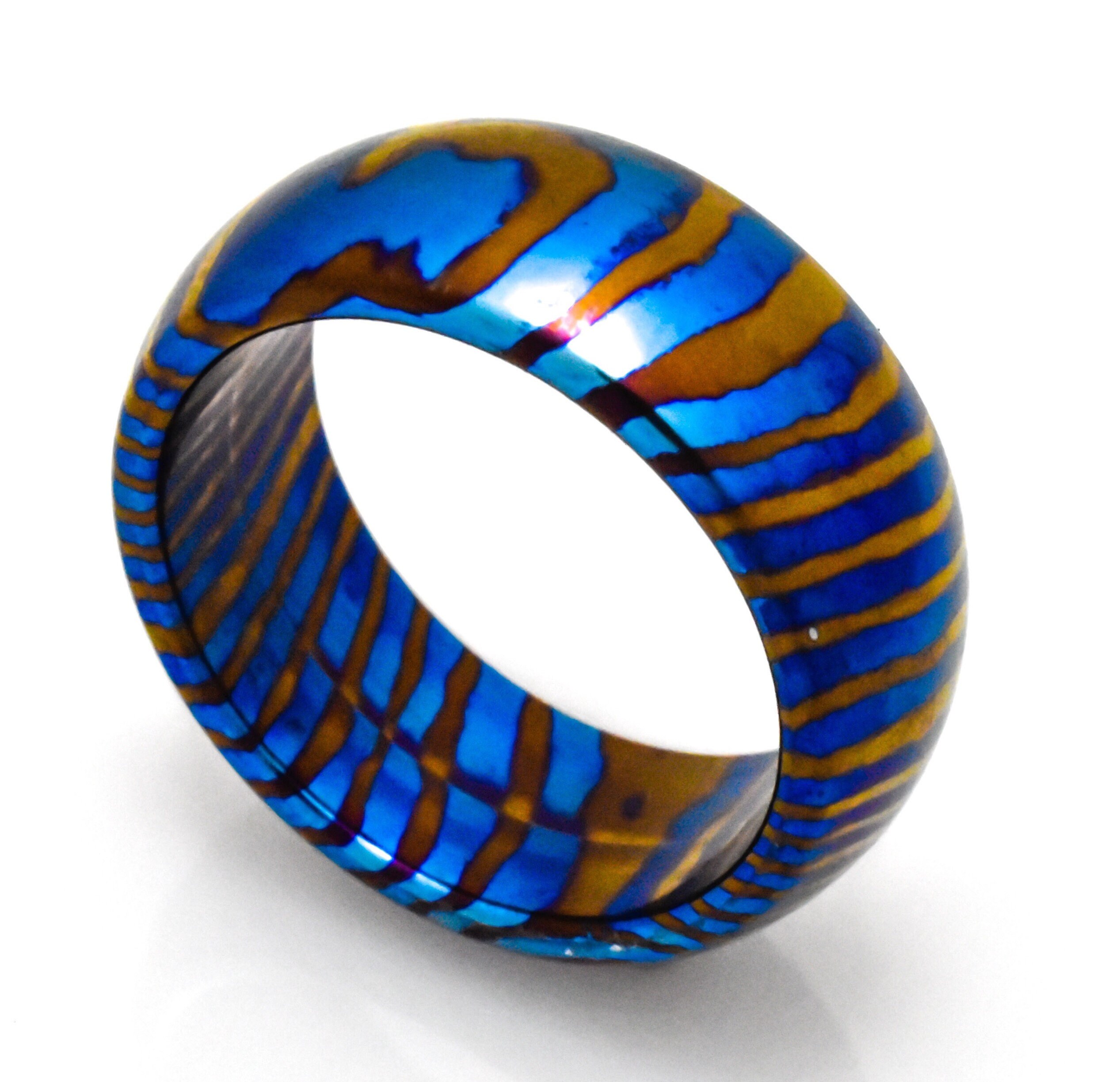 Timascus Ring | Choose Your Width | Comfort Fit Wedding Ring ...