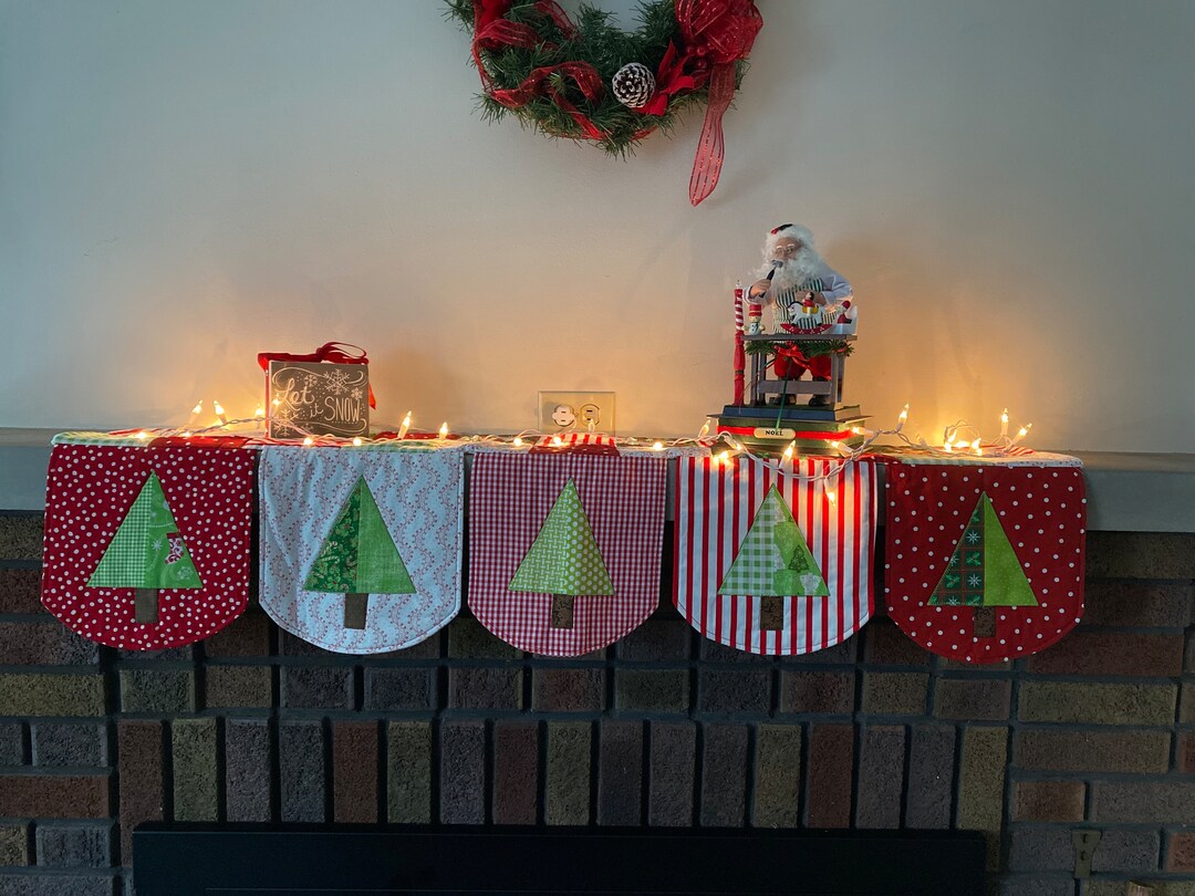 Fireplace Mantle Scarf - Etsy