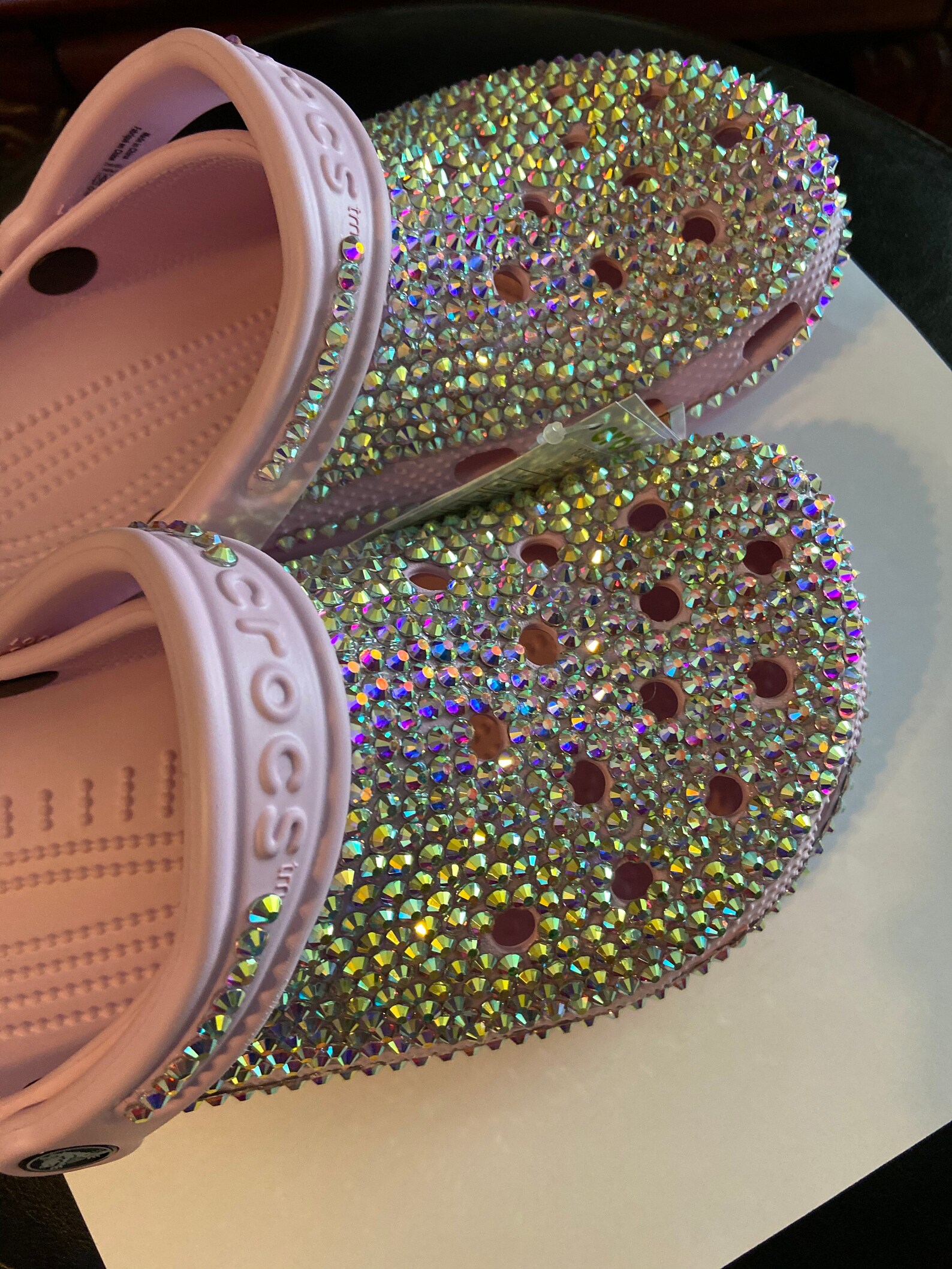 Bling Custom Rhinestone Crocs Adults Birthday Wedding | Etsy