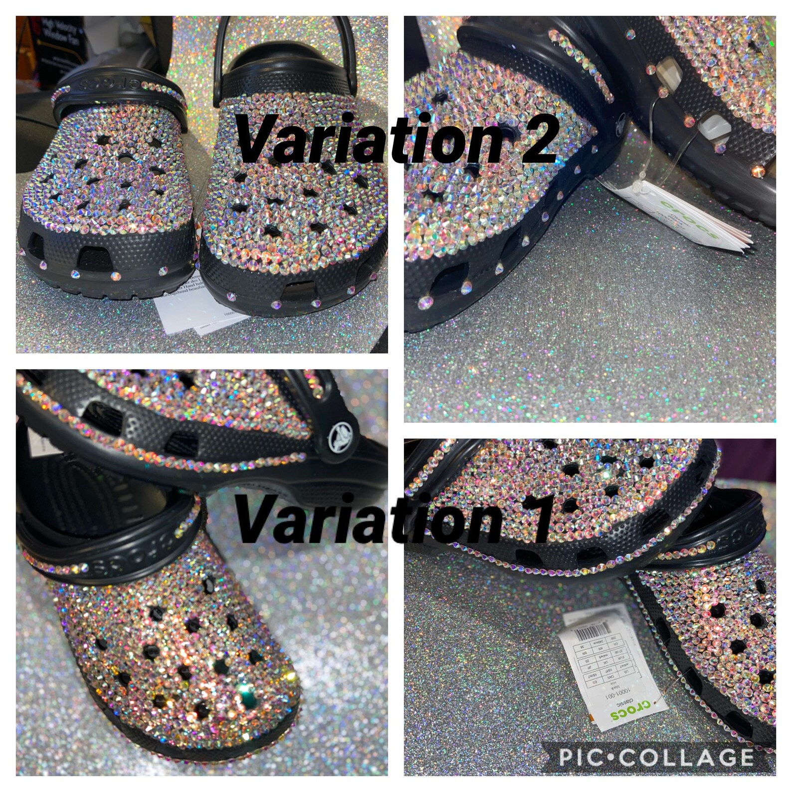 Bling Custom Rhinestone Crocs Adults Birthday Wedding | Etsy