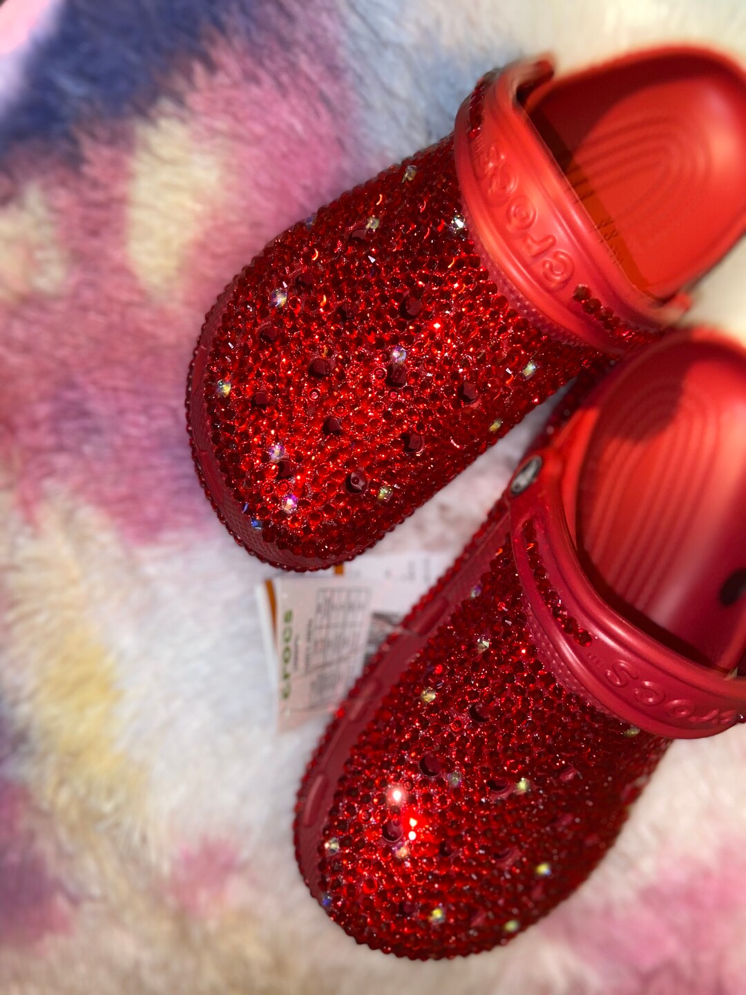 Bling Custom Rhinestone Crocs Adults Birthday Wedding - Etsy