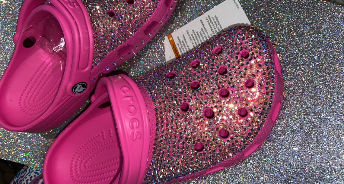 Bling Rhinestone Crocs Adults Birthday Wedding | Etsy