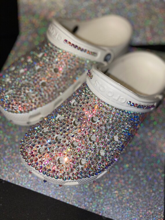 Bling Custom Rhinestone Crocs Adults Birthday Wedding | Etsy