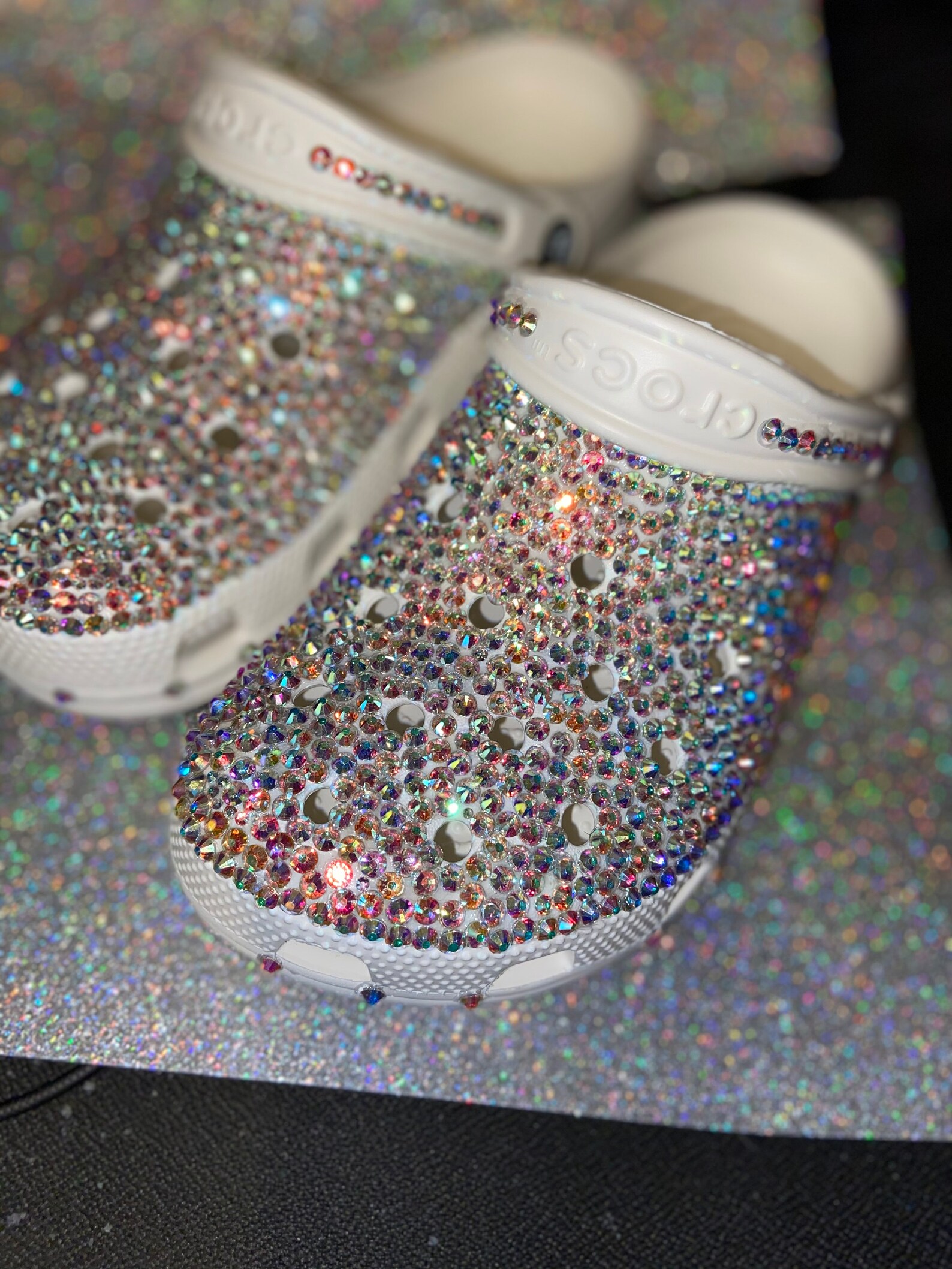 Bling Custom Rhinestone Crocs Adults Birthday Wedding | Etsy