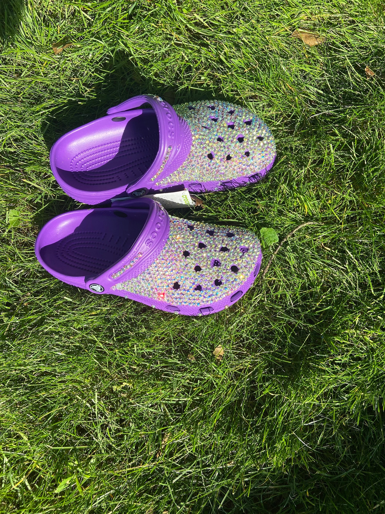 Bling Custom Rhinestone Crocs Adultos Cumpleaños Boda - Etsy España