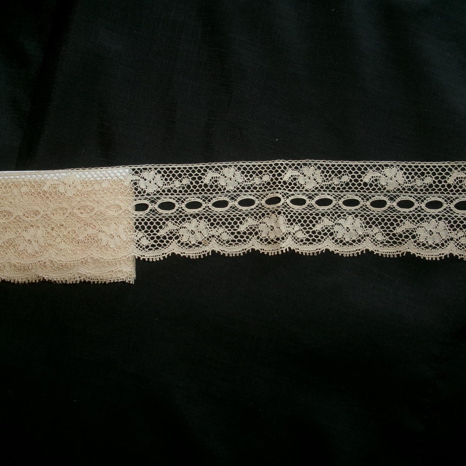 Vintage Cream Lace Trim, Beautiful Old Lace, About 5 Yards Total - Etsy