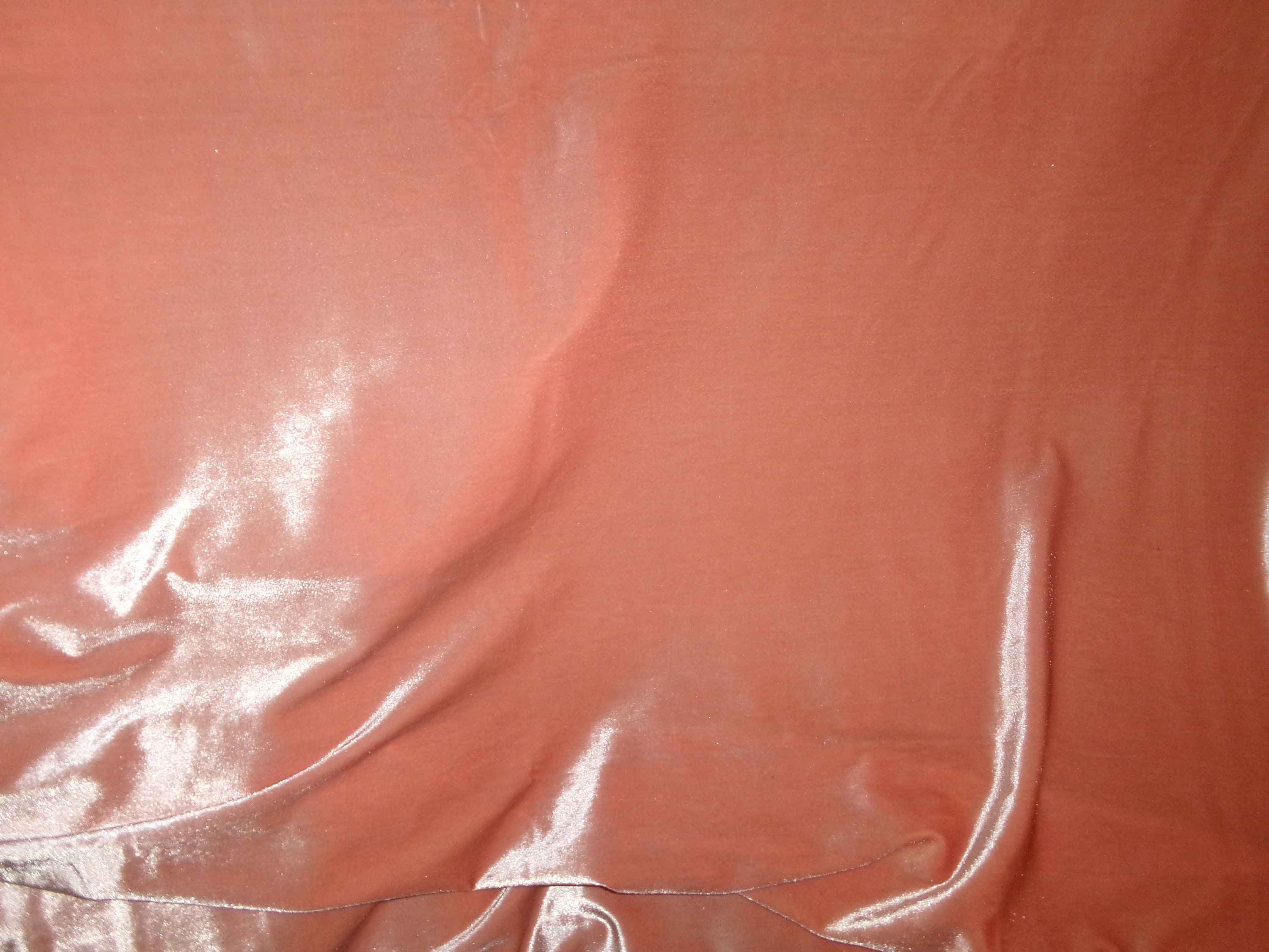 Vintage Velour Fabric in Peach Fuzz, Pantone Color of the Year Soft ...