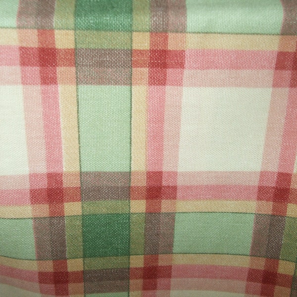 Vintage Plaid Fabric - Etsy