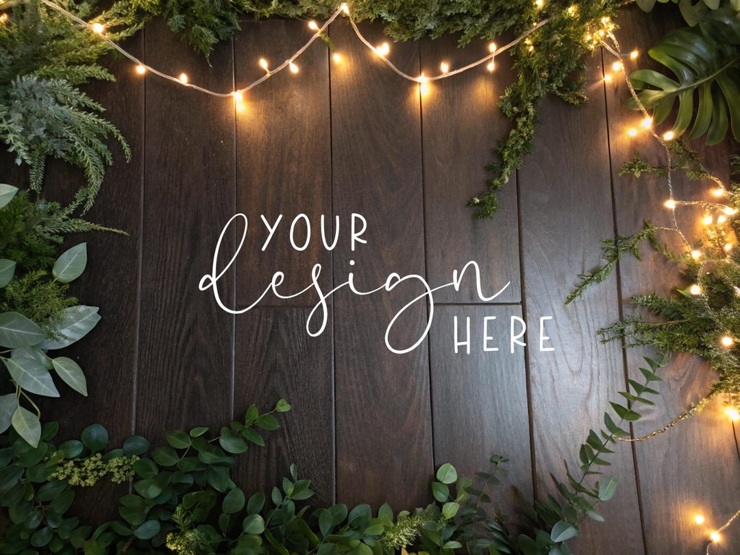 Greenery Flat Lay Mockup Background | Digital Photo Background ...