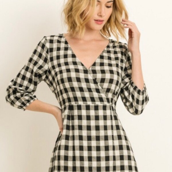 Checkered Dress - Etsy